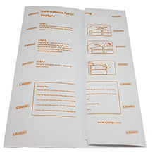 EJRange Address Labels 100 Sheet White A4 Sticky Self-Adhesive Inkjet ...